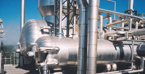 Steam drums for chemical industry