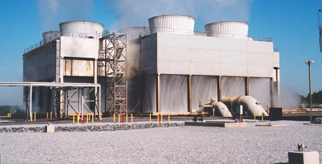 Cooling tower basins