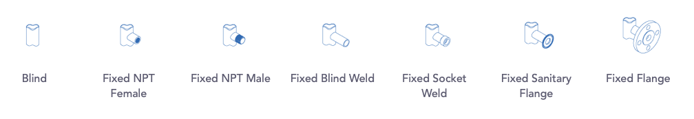 VLI2500 Series Single chamber magnetic float visual level indicator