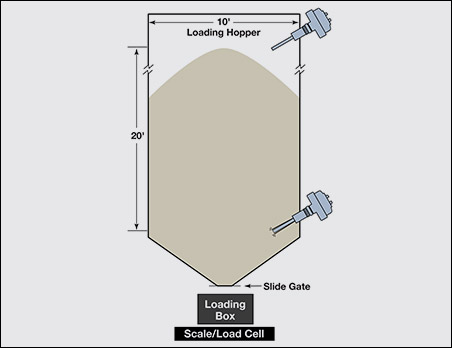Solitel vibrating rod level switch